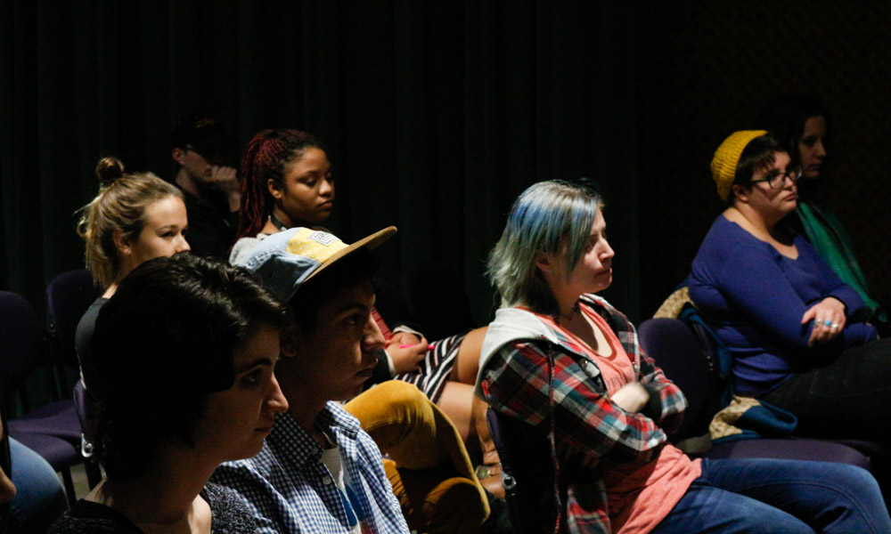 Fiction writer Danielle Evans visits with writing students at SFUAD ...